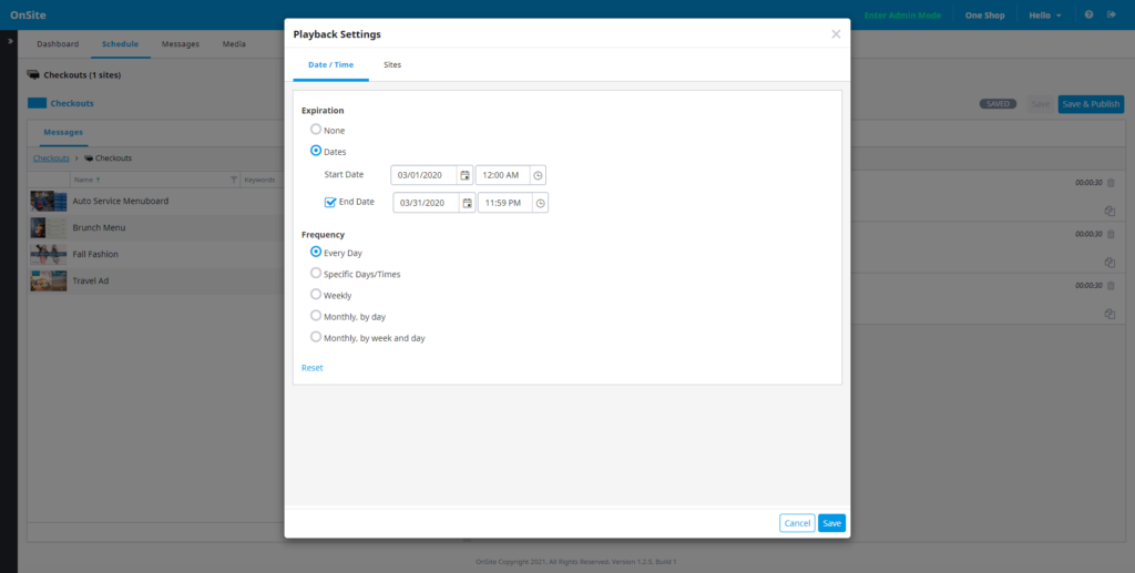 Digital Signage Content Management System - ComQi